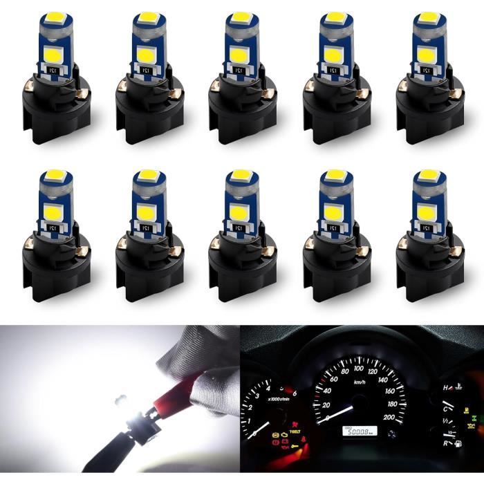 Ampoules T5 Led, W3W 74 Ampoule Wedge Led T5 Twist Socket Ampoule 12V ...