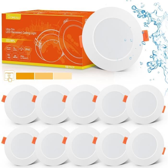 Spot Led Encastrable Dimmable 5w 450lm équivaut à 50w 2700k 3000k