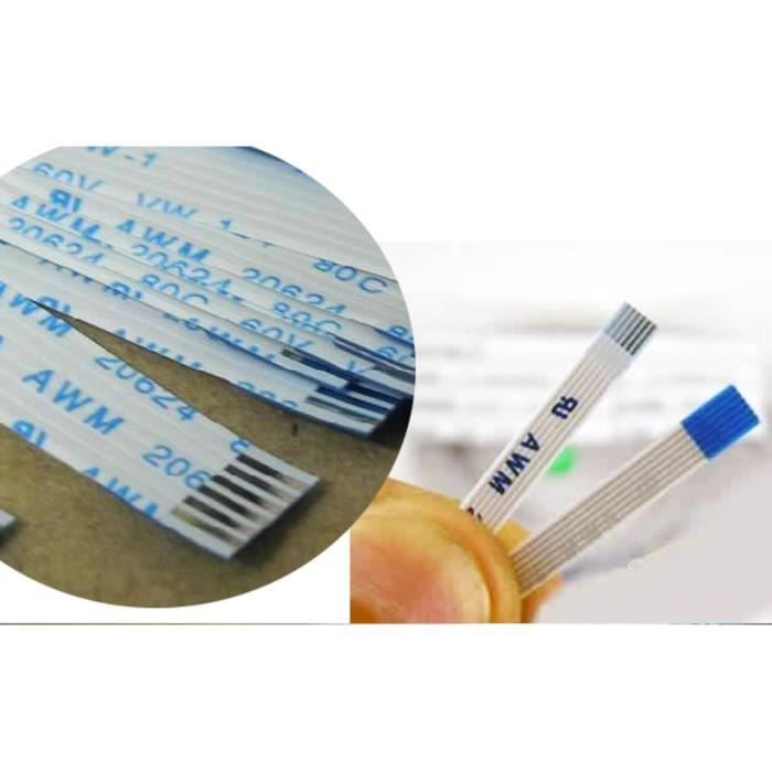 NAPPE 6 pins universel nappe standard bouton ordinateur ps3 nappe ...