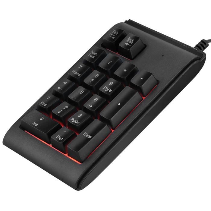 YID-Pavé numérique USB Clavier Numérique Clavier Numérique 19 Touches 3 ...