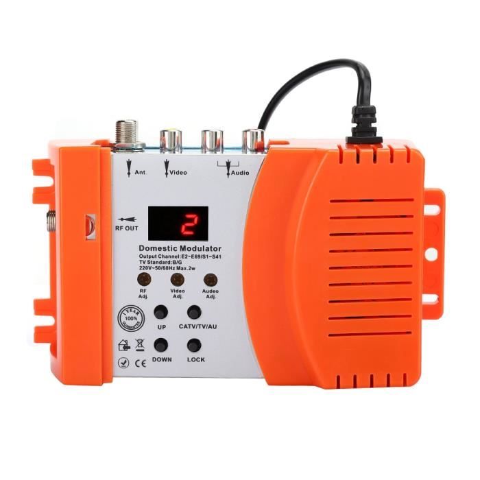 Modulateur Domestique - Fréquence de Travail VHF / UHF Modulateur de ...