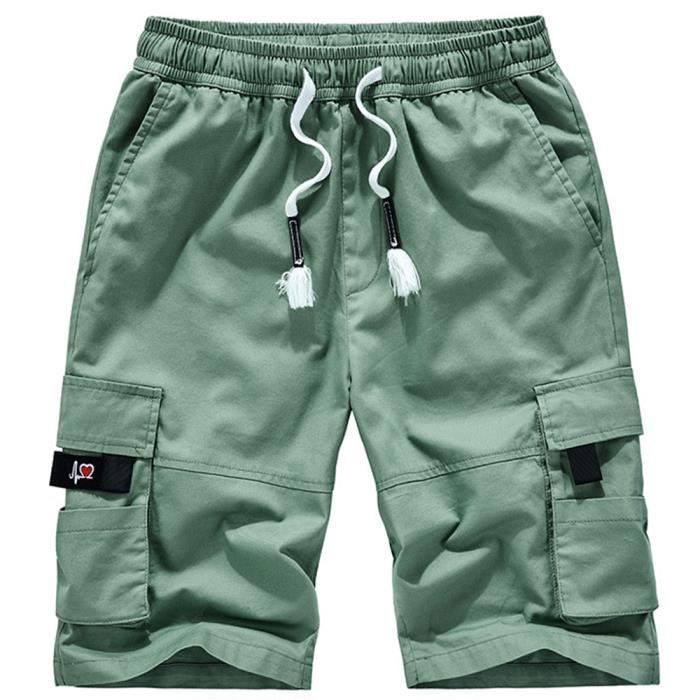 Bermuda Hommes de cargo en sport - MOBIGARLAN - WZM216- 100% Coton ...
