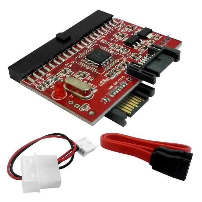 OCIODUAL Convertisseur Disque Dur IDE 3.5" SATA HDD Bidirectionnelle ...