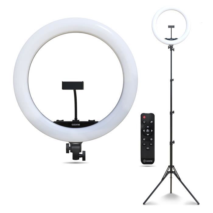 Kit d'éclairage LED - OZONE GAMING - X46 - Trépied télescopique - 3 modes d'éclairage - USB ...