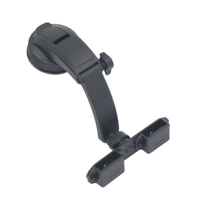 Qiilu Support radio pour tableau de bord Support à ventouse pour double ...
