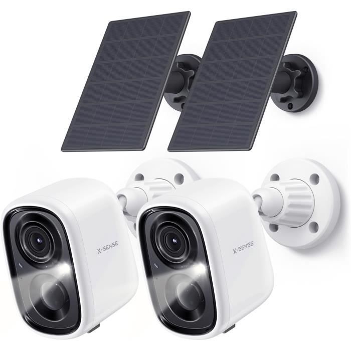 Camera Surveillance Wifi Exterieure Sans Fil Solaire 1080P Avec Pir ...