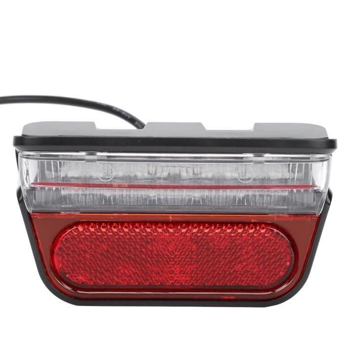 Bicaquu Bike Ligh Scooter électrique universel arrière queue sécurité t Avertissement lampe de ...
