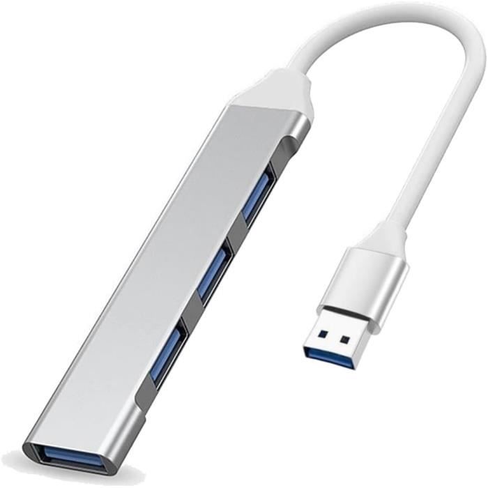 Hub Usb 3.0 Usb Splitter Hub 4-En-1 Avec 1 Port Usb 3.0 Et 3 Ports Usb ...