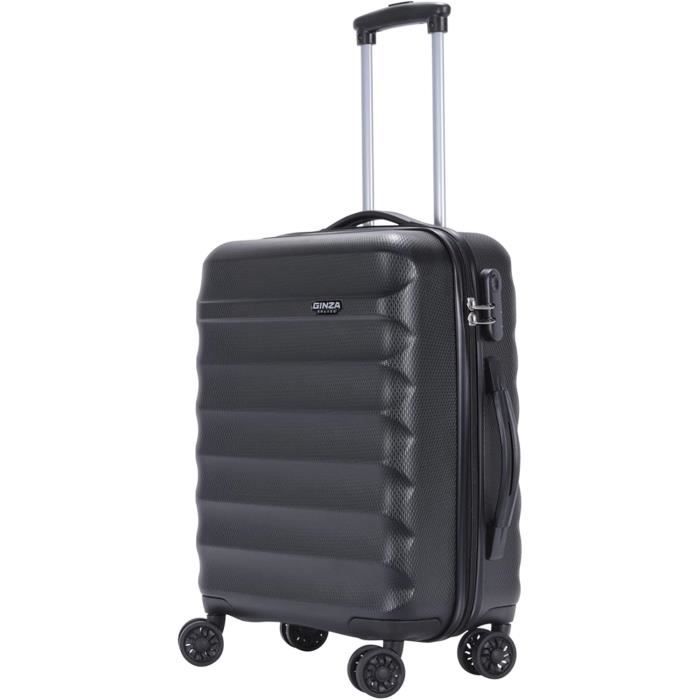 Valise Avec 4 Roulettes Doubles Pivotantes, Bagage À Main Rigide De 50 ...