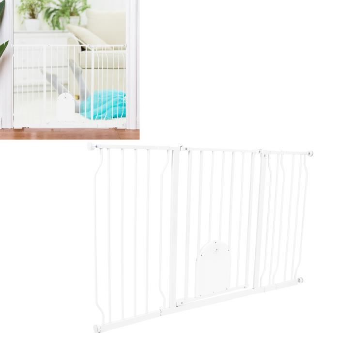 FIHERO-Barrière de bébé Porte de clôture de porte de sécurité pour ...