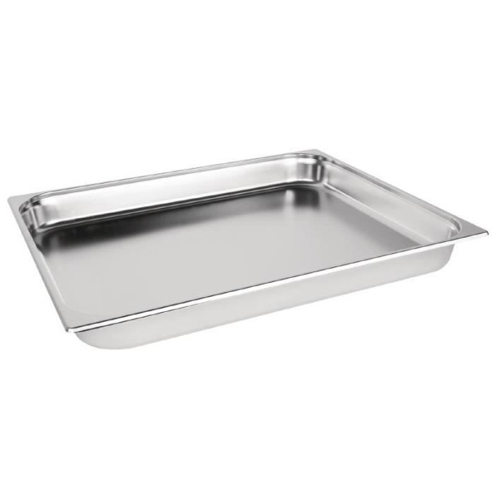 Bac Gastro Inox GN 2/1 - 65 mm - Vogue - Cdiscount Maison