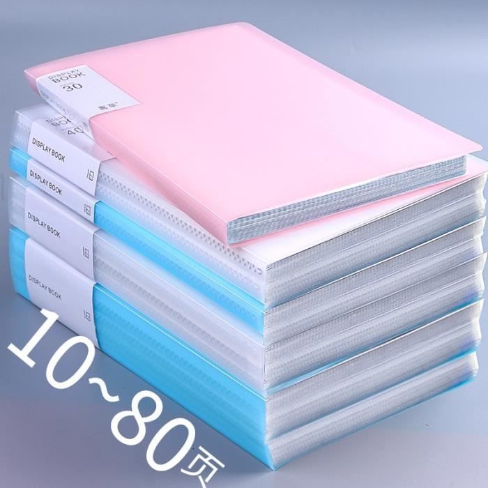 POCHETTE PLASTIQUE,A4 30 pages--Classeur de Budget en plastique A4, 30 ...