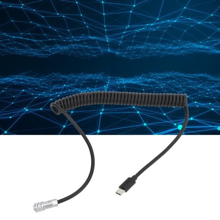 BET - Type C Coiled Cable Câble enroulé USB C Câble enroulé de type C ...