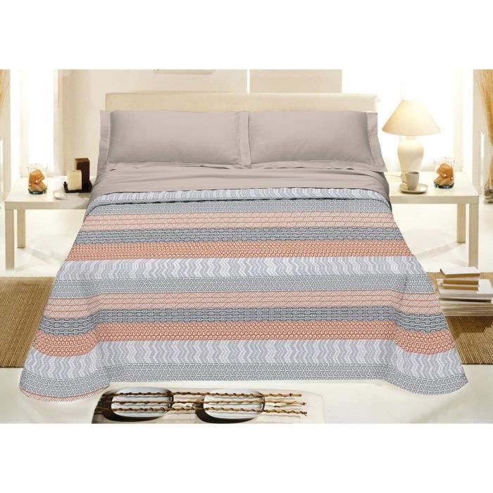 Printemps Eté Couvre-Lit Double [260X280] Fabriqué En Italie | Jetée De ...