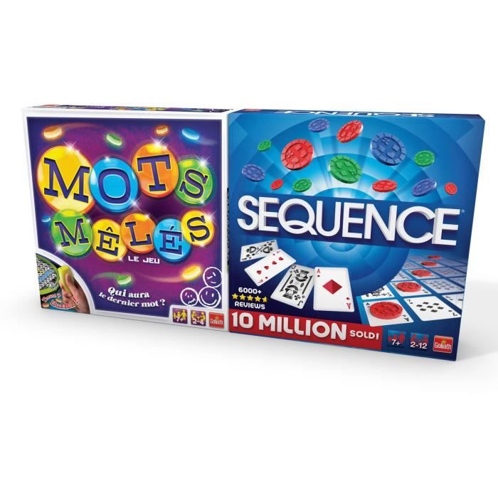 Môts Mêlés+Sequence - Jeu de société - GOLIATH - Cdiscount Jeux - Jouets