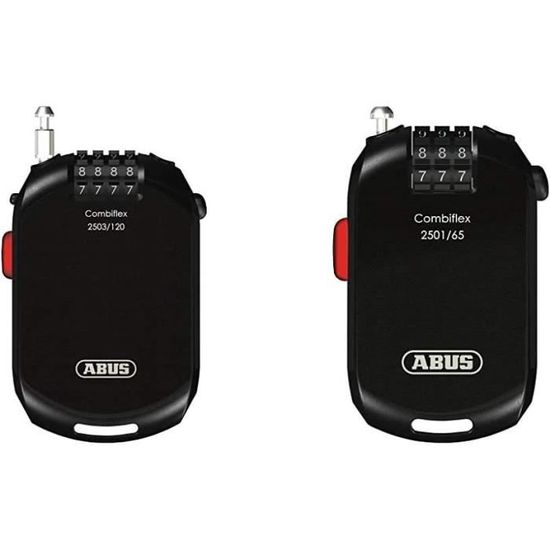 , 2503-120, Combiflex 2503, Cable-antivol vélo Noir 120 cm Combiflex 2501 Cable-antivol vélo ...