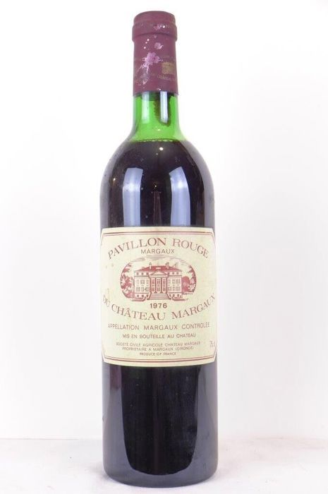 Margaux pavillon rouge du château margaux (b1) rouge 1976 - bordeaux ...