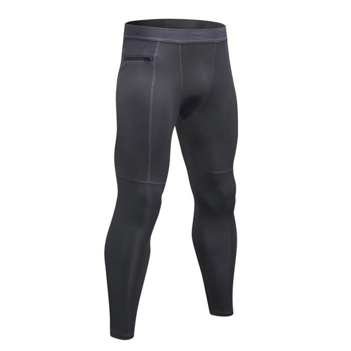Leggings de sport pour hommes,collants de course,de basket-ball,de ...