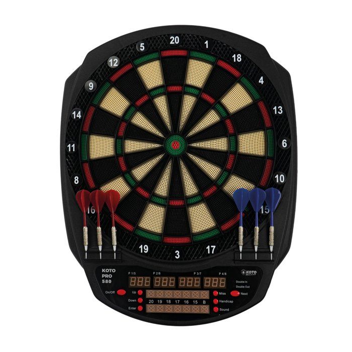 KOTO Pro 580 Jeu de fléchette électronique Jeux de fléchette avec jeu flechette souples E-Darts ...