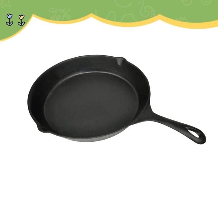 LIA Poêle De Gril Fonte 30 Cm Ronde - 7064170399602 - Cdiscount Maison