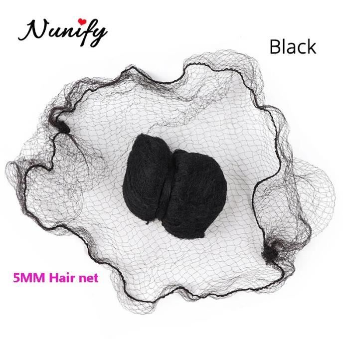 Filet à chignon pour femmes,20 pouces,100 pièces,en Nylon Durable,pour ...