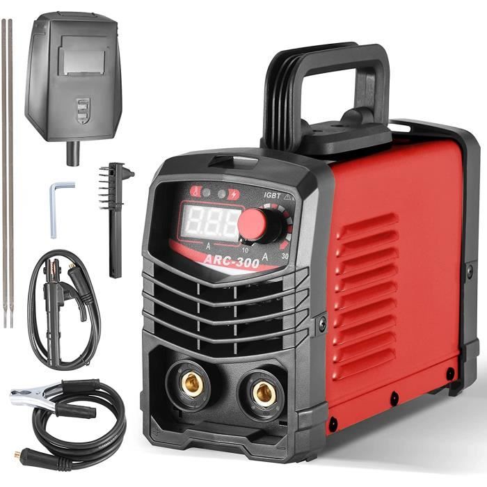 Machine à souder,ARC MMA -300 A Soudeur IGBT Affichage numérique LCD ...