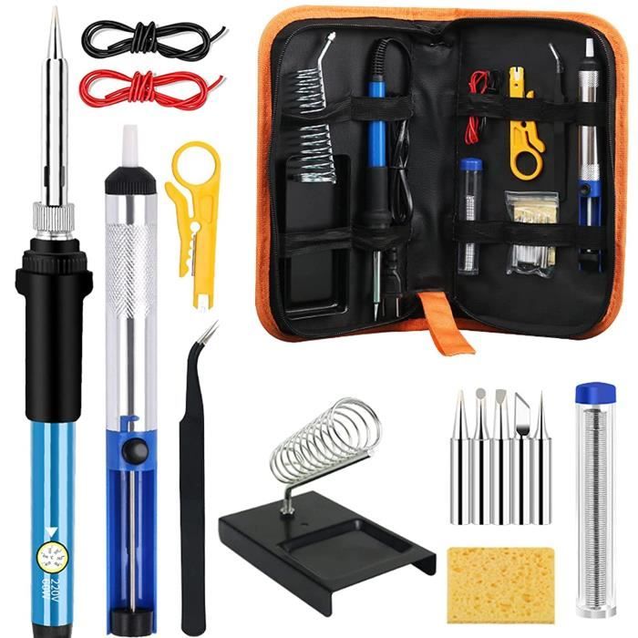 Outil de fer à souder électrique Kit d'outils de fer à souder Réglable ...