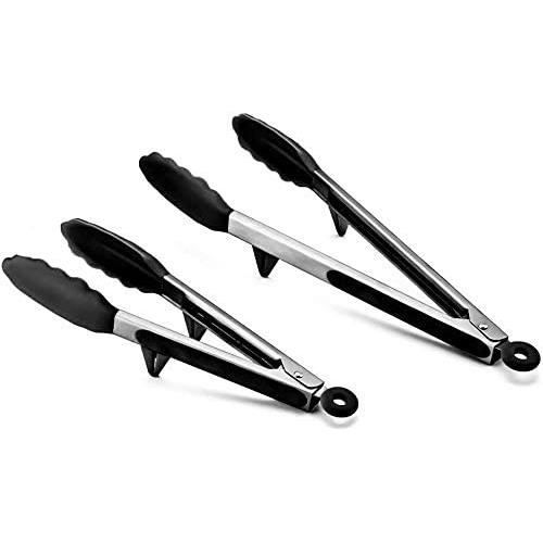 Lot de 2 pinces pinces de Cuisine Professionnel, Pince Barbecue en ...