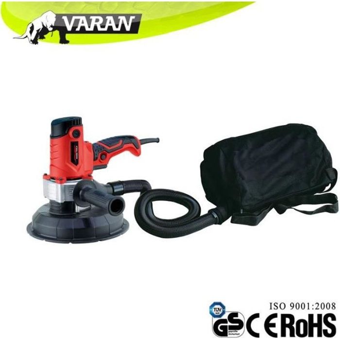 Ponceuse de plâtre, plaque de plâtre orbitale à main 750w avec sac ale ...