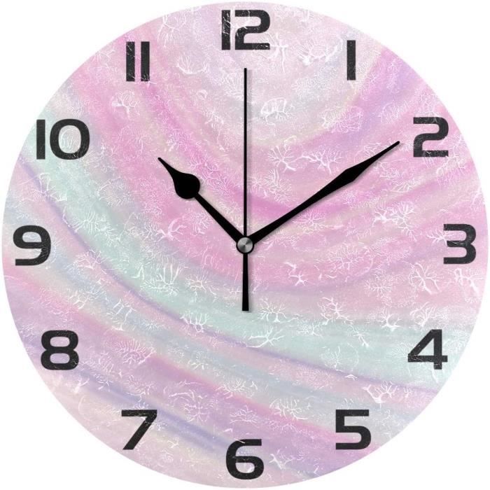 Horloge Murale Fond De Texture De Marbre - Universel - Moderne ...