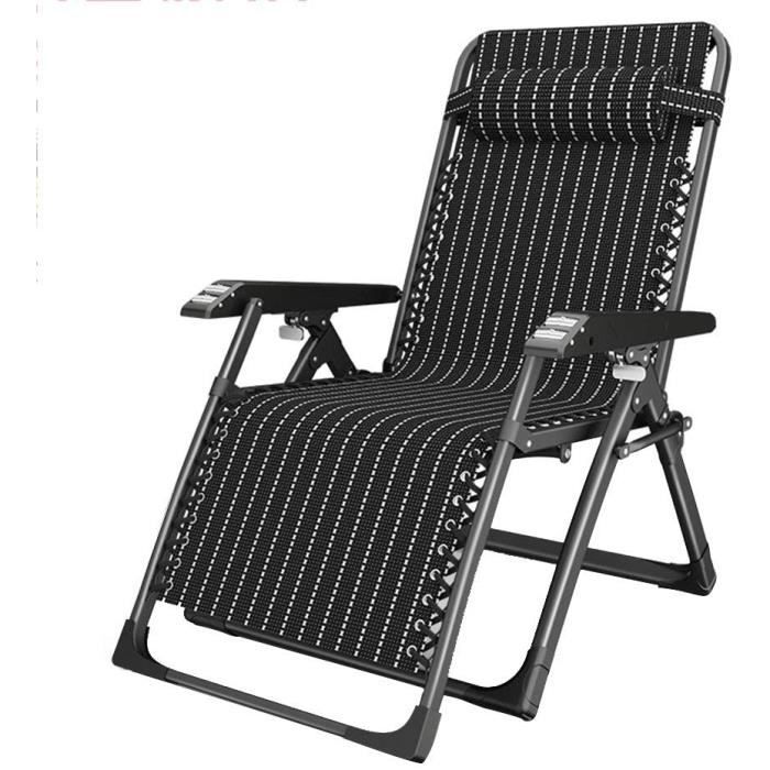 Transat jardin LVZAIXI Transat Fauteuil Inclinable Textoline Avec Appui ...