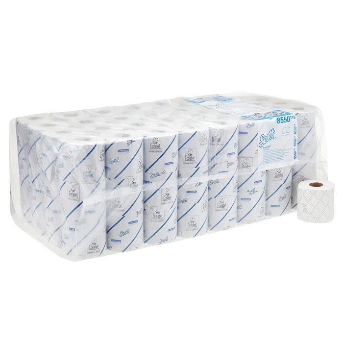 Scott Essential, 8550, Rouleau de Papier Toilette Standard, 2 ...