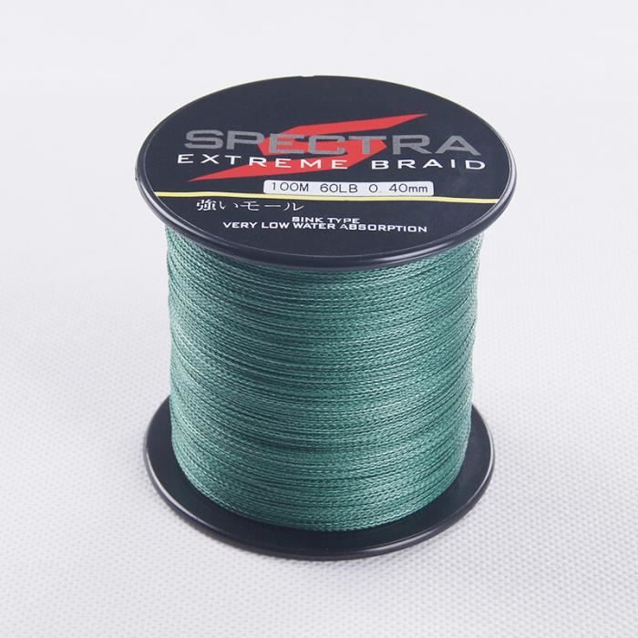 Fil de pêche,Ligne de pêche multifilament tressée à 8 brins,100 m,6,10 ...