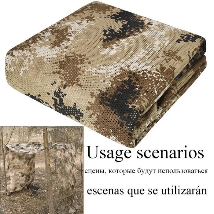 Store - store banne,Filet de Camouflage suspendu,couverture d'ombrage,pour chasse,pare-soleil- D ...