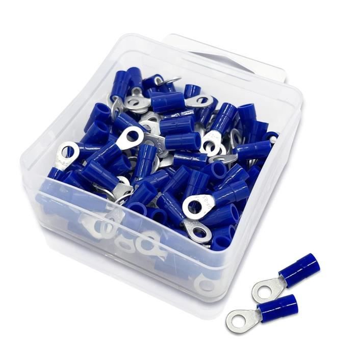 100 Pièces Cosse À Sertir Électrique, Connecteur Rapide, Nylon Cosse À ...