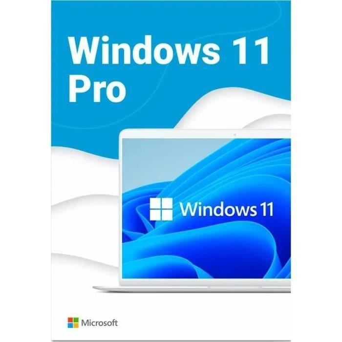 Microsoft Windows 11 Professionnel (Pro) - 64 bits - Clé licence à télécharger - Livraison ...