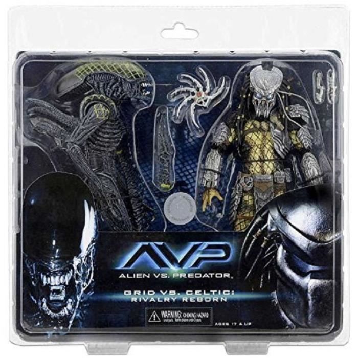 Alien vs. Predator Figurine 2-Pack Battle Damaged Celtic vs Battle ...