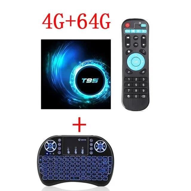 Boîtier Smart TV T95,Android 10,IPTV,Allwinner H616,Quad Core,8 Go-2023 Go,6K-3D,4G-5G,WiFi,BT ...