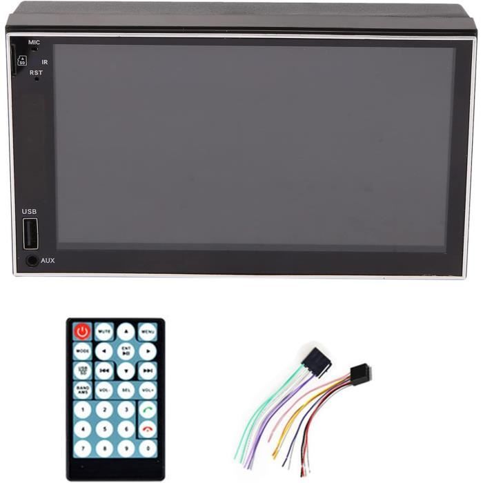 Double 2 Din 7 Pouces Autoradio Mp5 Bluetooth Lecteur Tactile Lien ...