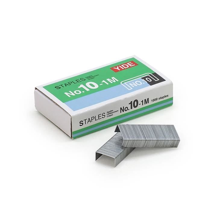 Agrafes pour agrafeuse de bureau - WAYTEX - N°10 - Acier galvanisé ...