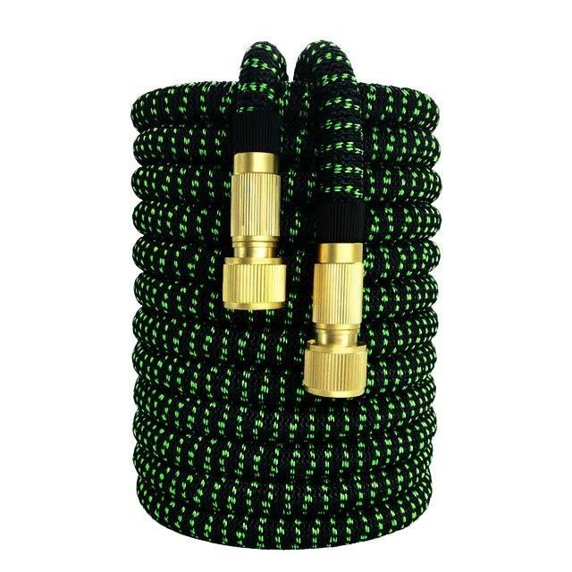 TUYAU - BUSE - ACCESSOIRE DE BUSE,Black green-1-2 ''-25ft-7.5m--Tuyau'arrosage de jardin ...