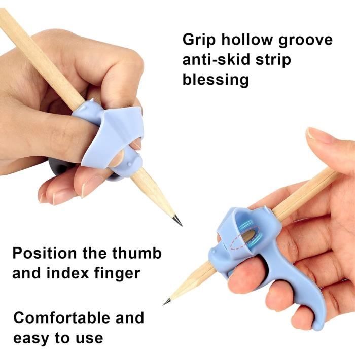 Guide Doigt Enfant, Aide Écriture Guide Doigt Ergonomique Grips, Grips ...