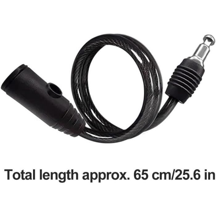 Cable Antivol Vélo,Antivol De Vélo,Antivol À Câble En Spirale,Antivol ...