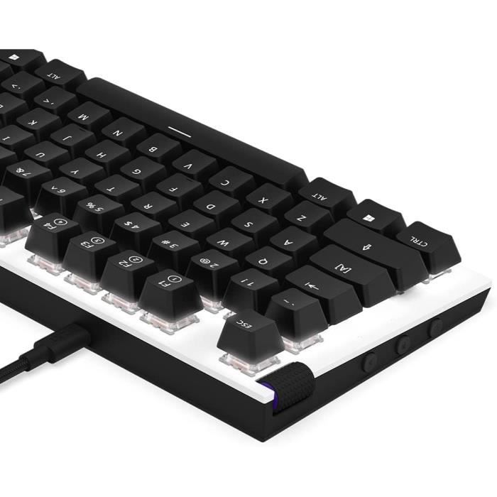 Function Tkl Clavier Mécanique Gamer Pour Pc - Éclairant - Switches Rgb ...