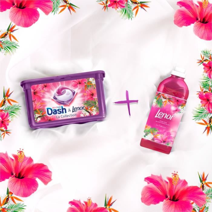 DASH Allin1 Pods Lessive en capsules Coquelicot & Fleurs de Cerisier ...