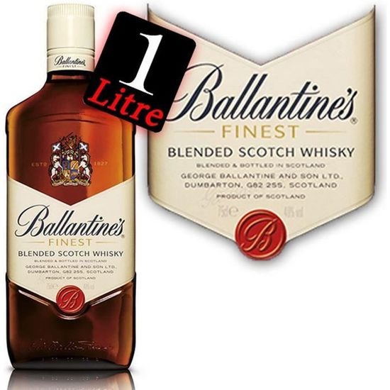 Whisky Ballantine's Finest - Blended whisky - Ecosse - 40%vol - 100cl - Achat / Vente Whisky ...