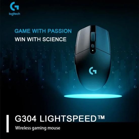 G304 blue-LOGITECH-Souris ergonomique gamer sans fil G102-G304bluetooth ...