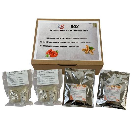 BS BOX, La charcuterie facile: Spéciale Porc-2 sacs d'épices ...