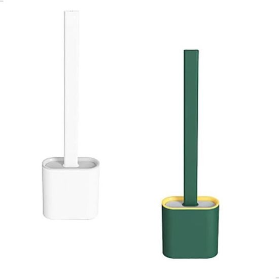 Brosse Toilette Salle Bain Support À Séchage Rapide Silicone Ou Wc D invit - Cdiscount Bricolage