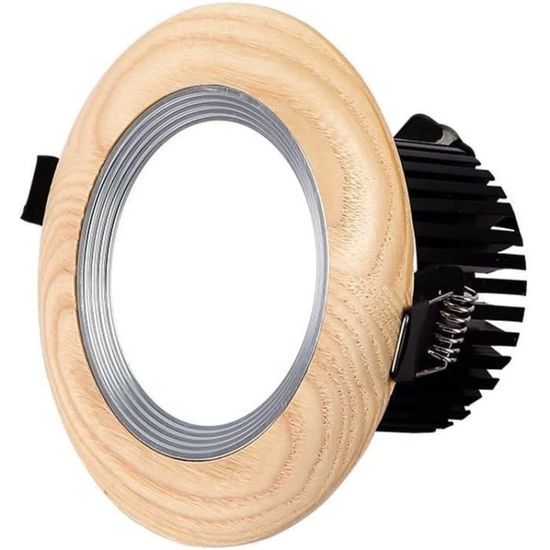 7W Spot En Bois Downlight Intégré Plafonnier Chambre Allée Magasin De ...